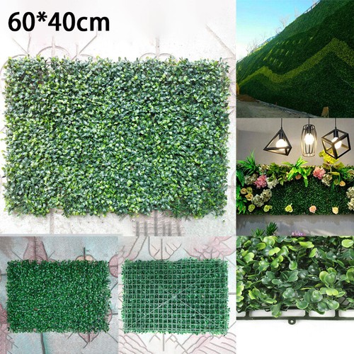 Artificial Hedge Garden Screen Plants Green Wall Ivy Vine Screen Badrop ...