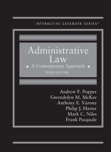 Administrative Law : A Contemporary Approach by Gwendolyn M. McKee ...