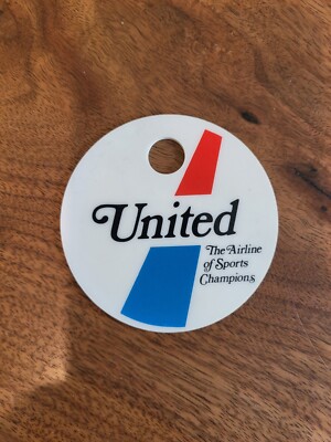 VTG National Hockey League UNITED AIRLINES Luggage Tag Sports Champions ...