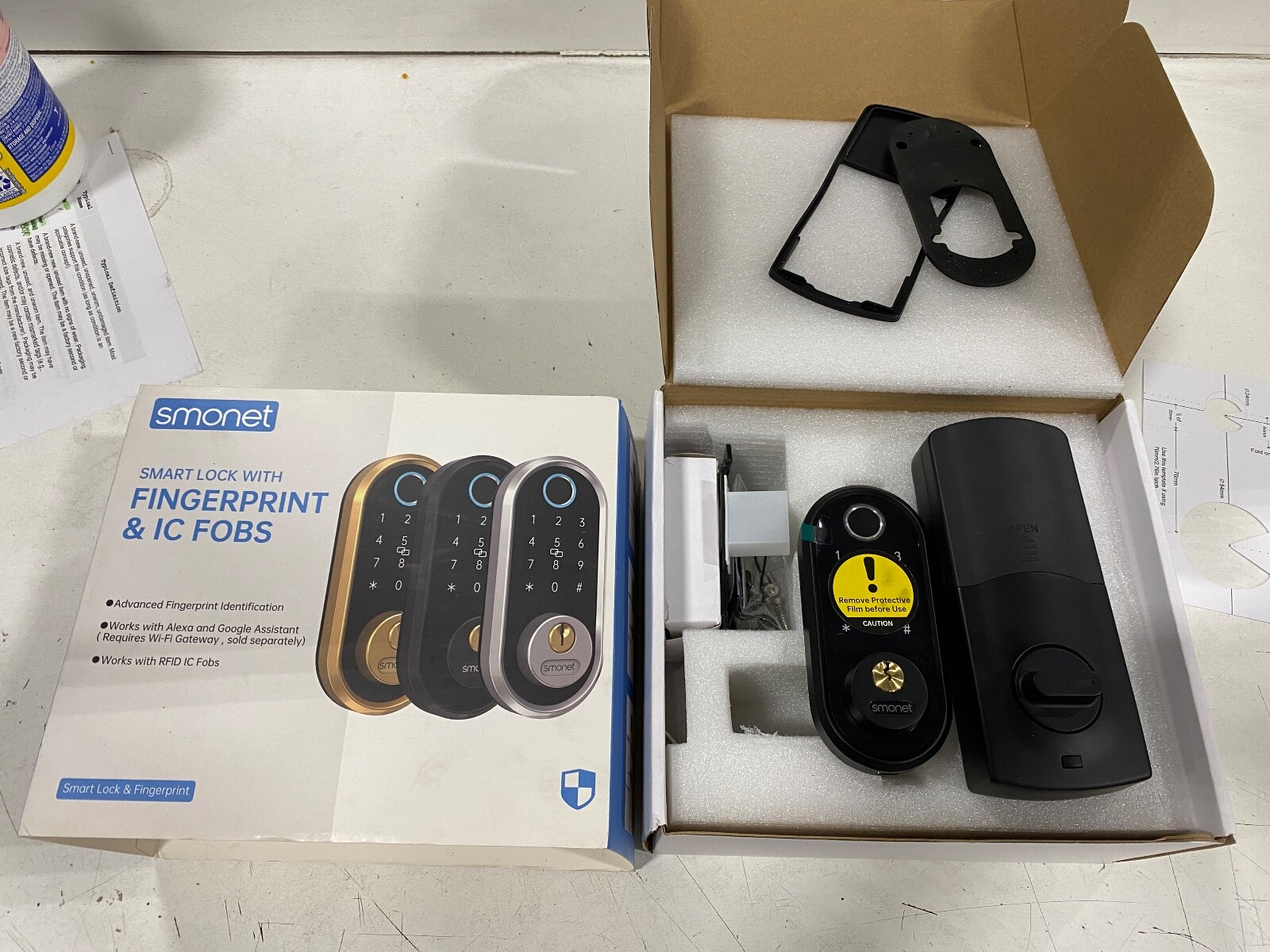 Smonet Smart Lock Black SMUS-ZNS-Y001-BLK Black | eBay