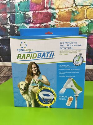 Hydrosurge Rapid Bath Complete Pet Bathing System New | eBay