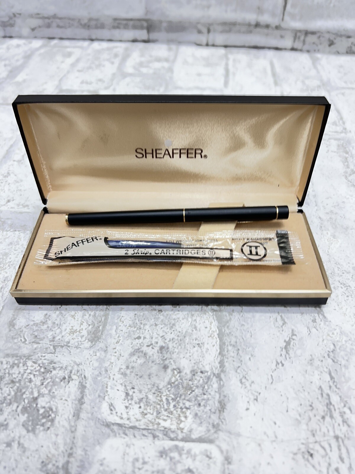 Vintage Sheaffer fountain pen 585 14k gold with pen box | eBay