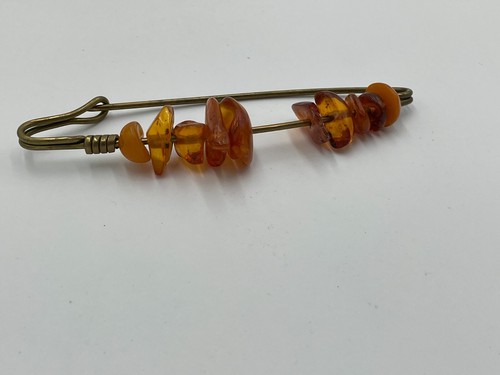 Genuine Clear Elegant Amber brooch | eBay