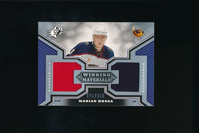 2005-06 Upper Deck SPX Winning Materials Marian Hossa Jersey Patch /350 ...