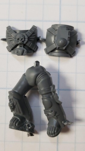 40k Space Marine Bits Vanguard Veteran Engraved Power Armor Torso Legs ...