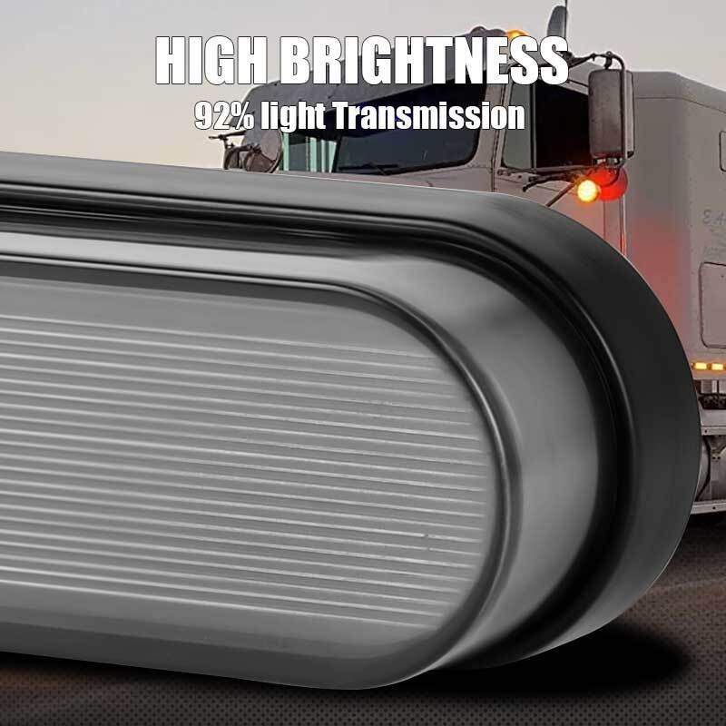 LED Motorcycle Tail Light Mini Rear Running Stop Brake Strip Lamp Dirt ...