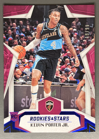 KEVIN PORTER JR 2019-20 PANINI CHRONICLES ROOKIES & STARS BLUE ROOKIE ...
