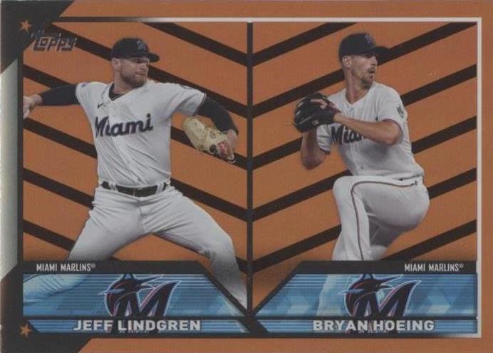 2023 Topps Update Series - Rookie Combos Jeff Lindgren, Bryan Hoeing # ...