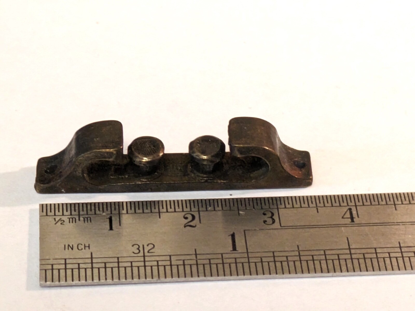 Ship Model Fittings Parts Bronze Open double Chock Fairlead 35mm x 8mm ...