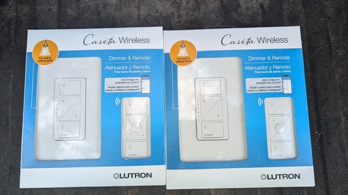 *NEW* Lutron P-PKG1W-WH Caseta Wireless In-Wall Dimmer (Kit P-PKG1W-WH ...