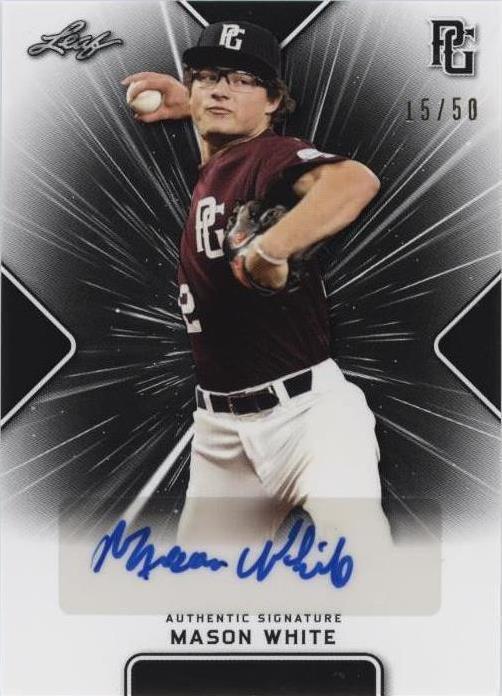 2021 Leaf Perfect Game National Showcase - Autographs Mason White #BA ...