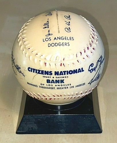 1950's Los Angeles Dodgers Baseball Coin Bank - Player Signatures ...