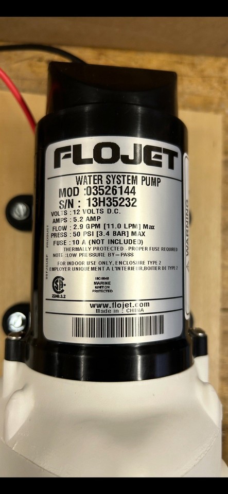 Flojet 3-Chamber RV Water Pump, 2.9 GPM | eBay