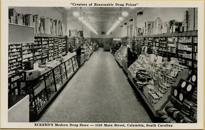 Eckerd's Modern Drug Store Interior View Columbia South Carolina SC ...