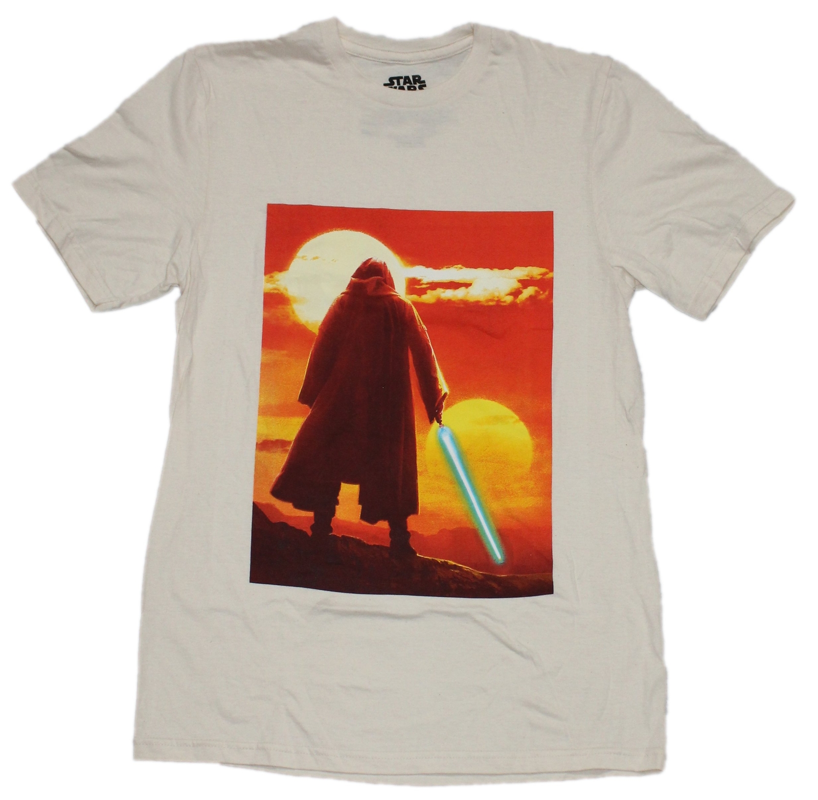 Star Wars New Adult T-Shirt - Obi Wan Kenobi Standing Before Sunrise | eBay