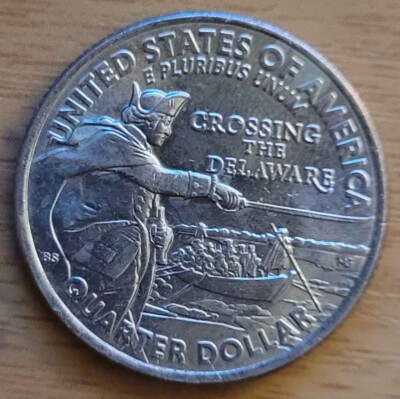 Crossing The Delaware Quarter 2021 P | eBay
