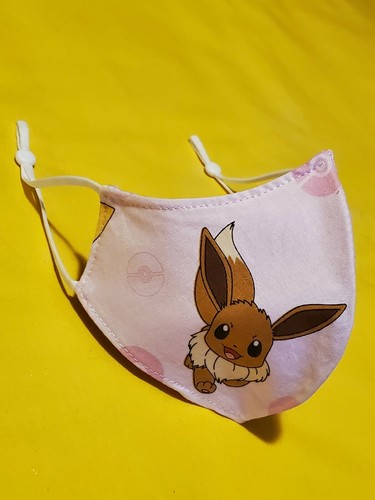 Kids Pokemon Eevee Adjustable Face Mask | eBay