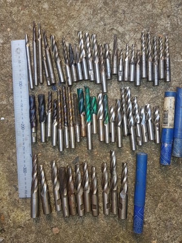 56x Taper endmill Die Sinking Draft Cutter 5/8", 1/2", 3/8" OD shank 1/ ...