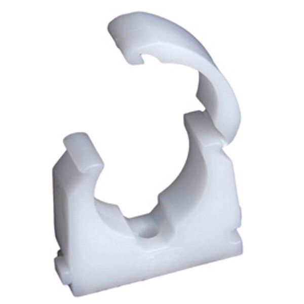 SNAP OVER PIPE CLIPS Plastic Single Hinged Clip Lock 15mm or 22mm | eBay UK