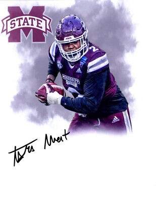 Tyrus Wheat Mississippi State signed autograph 8x10 football photo 2023 ...