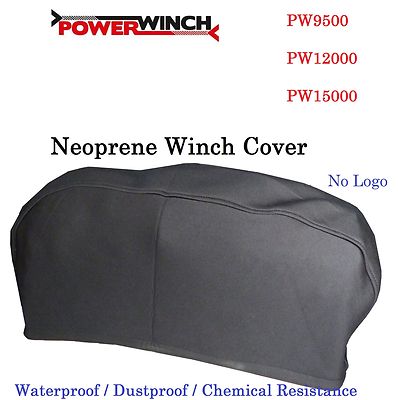 Neoprene Winch Cover Powerwinch 9500 12000 15000LB WaterProof Heavy ...