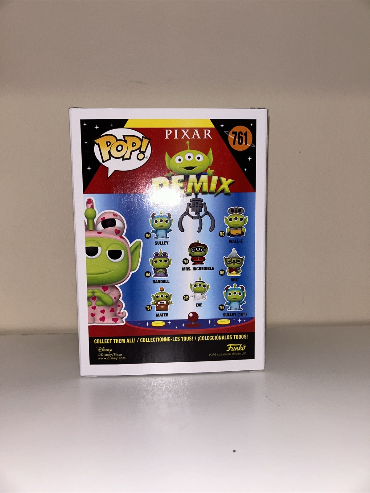 Funko POP! Disney Pixar REMIX RANDALL #761 + Pop! Protector ...