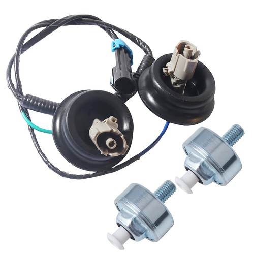 2Pcs Knock Sensor For GM LS1 LQ4 LQ9 6.0 5.3 5.7 Knock harness 12601822 ...
