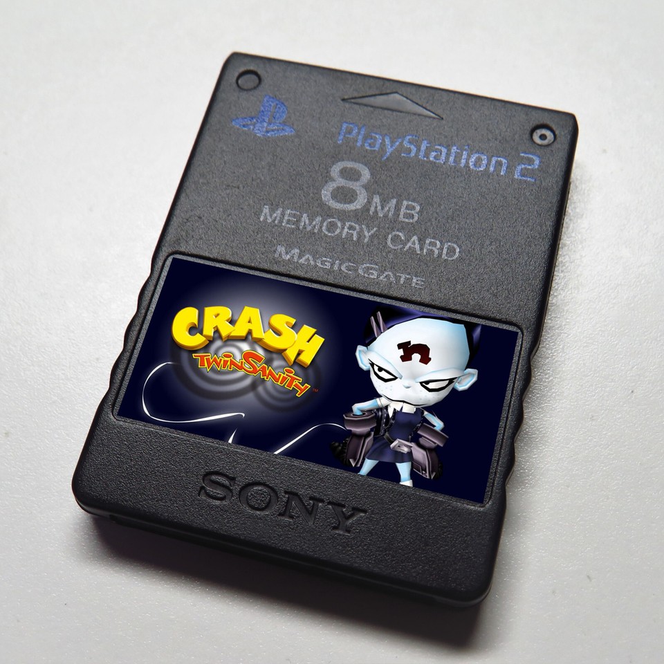Custom PlayStation 2 (PS2) Memory Card Stickers - Catalog #2 - You Pick ...