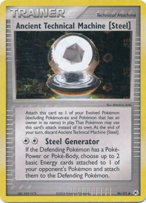 Pokemon Card - Hidden Legends 86/101 - ANCIENT TECHNICAL MACHINE [STEEL ...