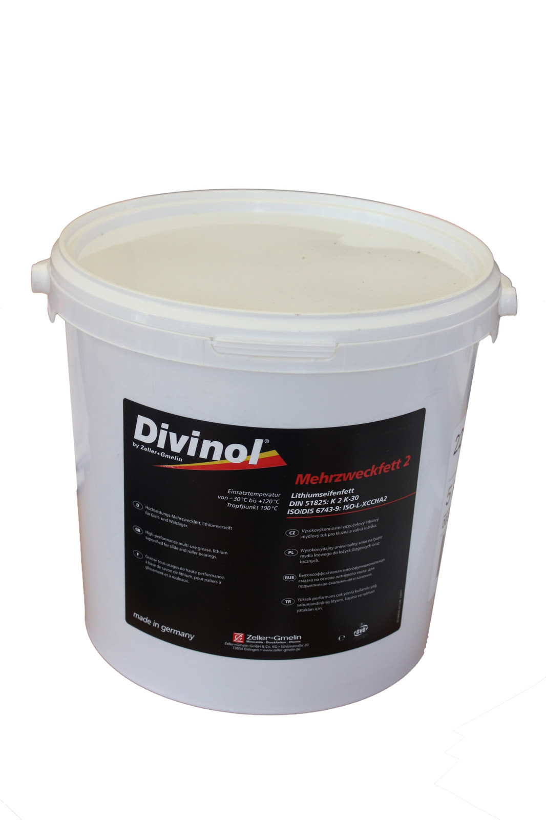 5kg Divinol Fett Schmierfett Mehrzweckfett Lagerfett Fetteimer 🛢️ Eimer | eBay