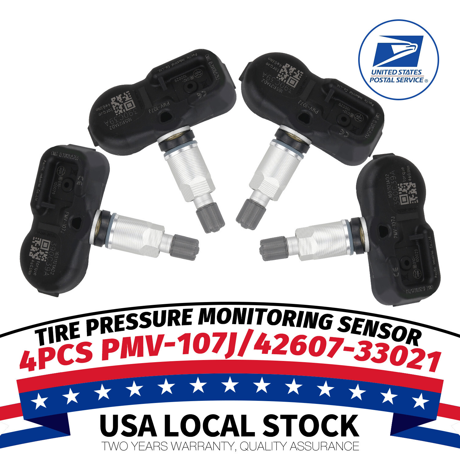 4PC Genuine TPMS 42607-33021 For 2006-2015 Toyota Tacoma TIRE PRESSURE ...