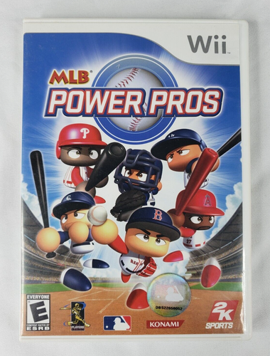 MLB Power Pros Nintendo Wii, 2009 Video Game Complete with Manual ...
