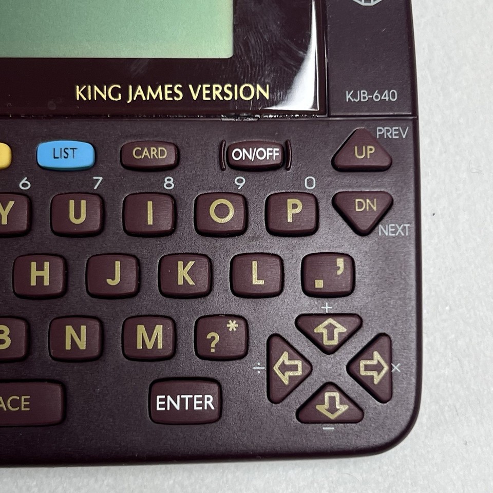 FRANKLIN BOOKMAN Electronic Holy Bible King James Version VTG 1995 | eBay