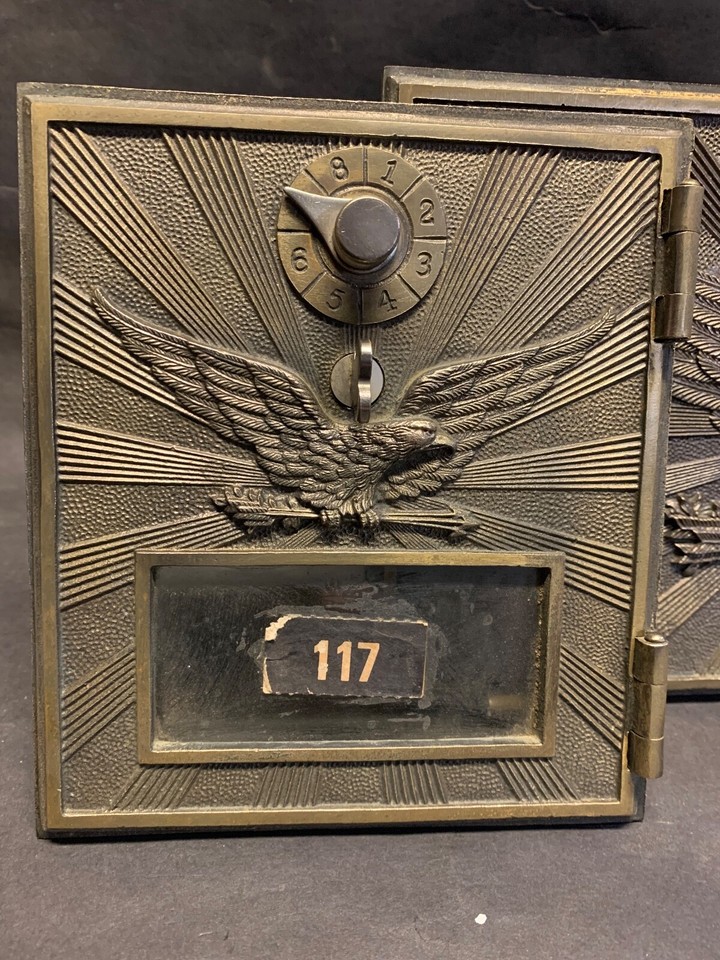 Flying Eagles Post Office Doors Three sizes Brass and Bronze ...