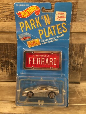 💥Hot Wheels 1988 Park N Plates Silver Ferrari Testarossa Tan *Read* | eBay