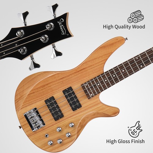 New 44 Inch GIB 4 String H-H Pickup Laurel Wood Fingerboard Electric ...