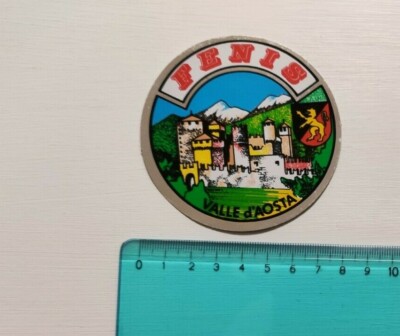 Adhesive Fenis Valley D'Aosta Sticker Autocollant Vintage 80s Original ...