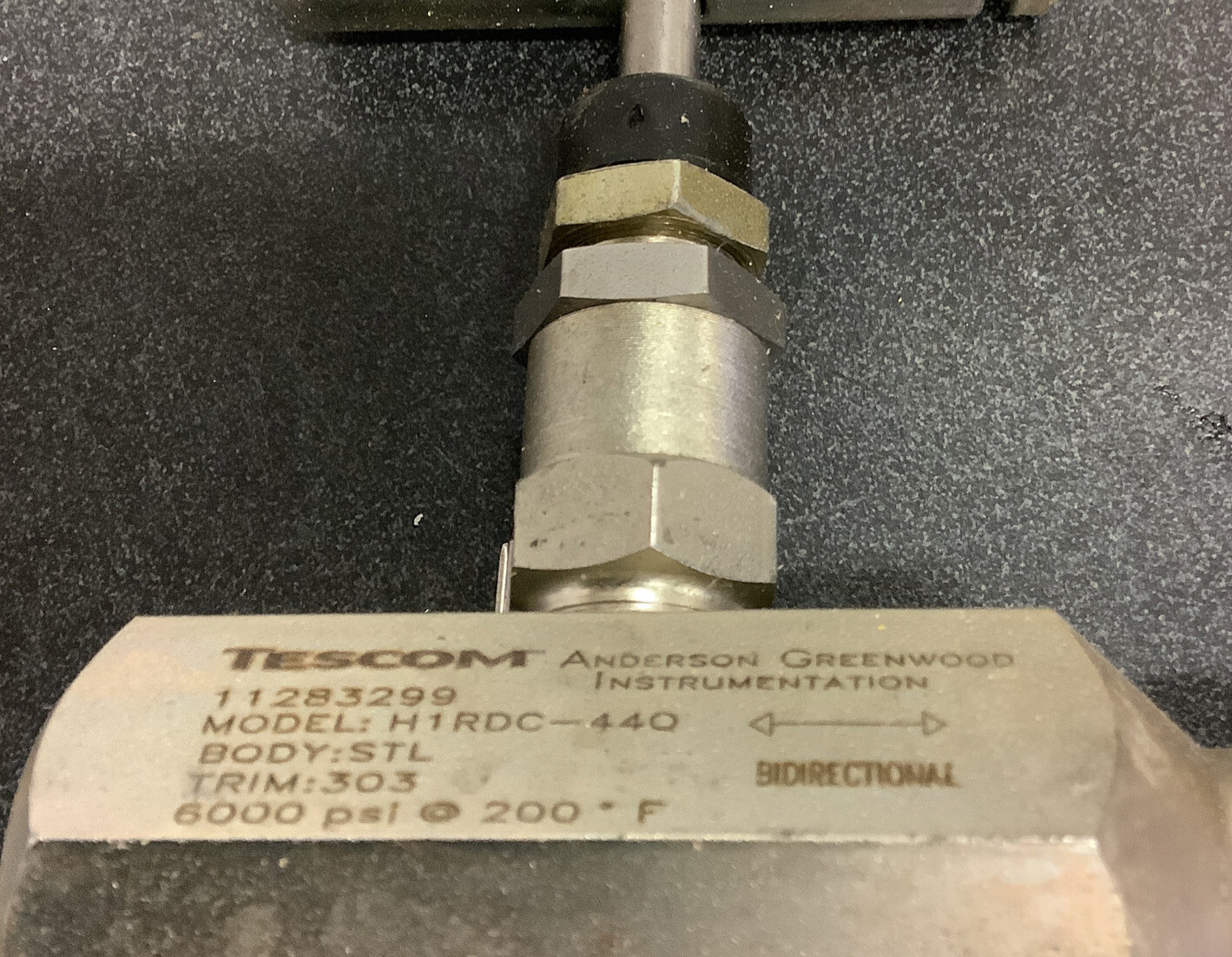 Anderson Greenwood Tyco flow Control H1rdc-44q Steel Needle Valve Lot ...