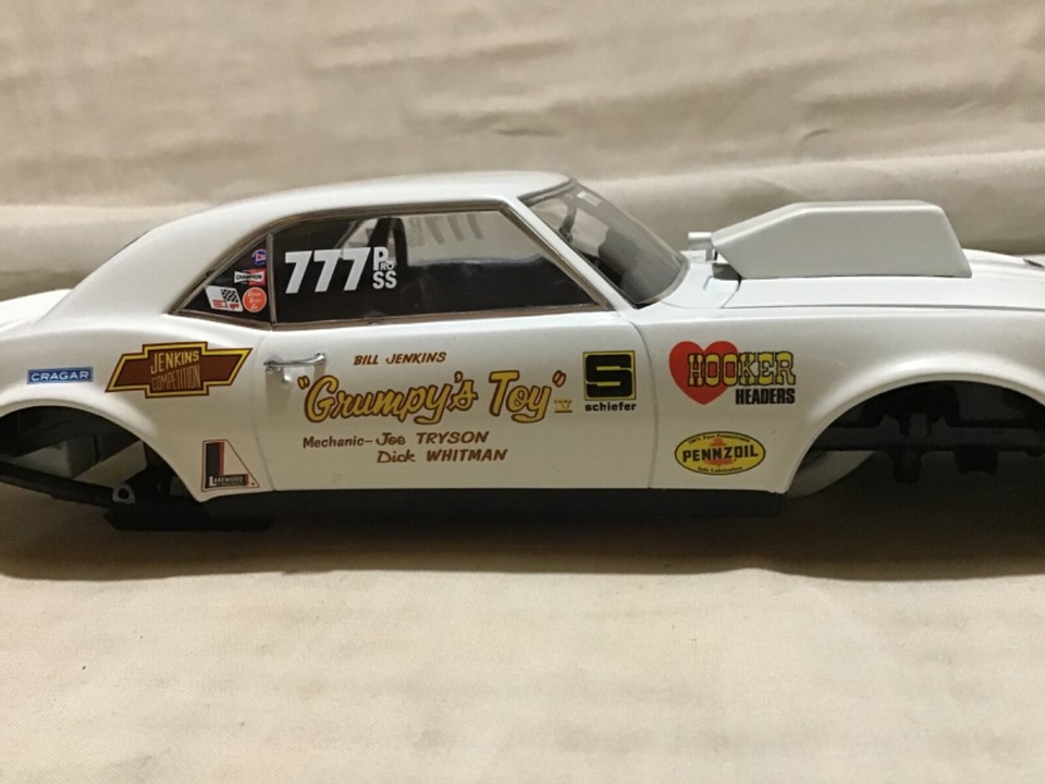 GRUMPY'S TOY BILL JENKINS 1968 PRO STOCK CHEVY CAMARO RSC NHRA 1-24 ...