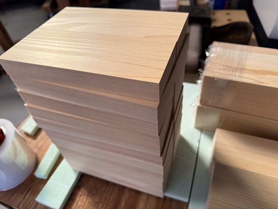 HINOKI lumber Japanese cypress Solid wood! 5pieces, Wholesale | eBay