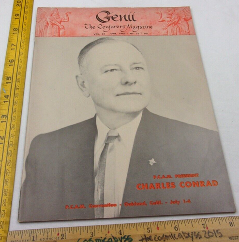 Charles Conrad PCAM convention Magic GENII 1960 magicians The Conjurors ...