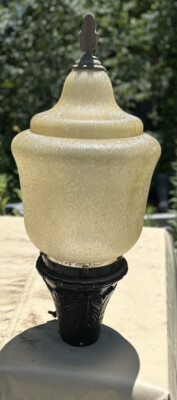 Vintage NYC Single Street Light, column Lamp, Street Light Antique | eBay