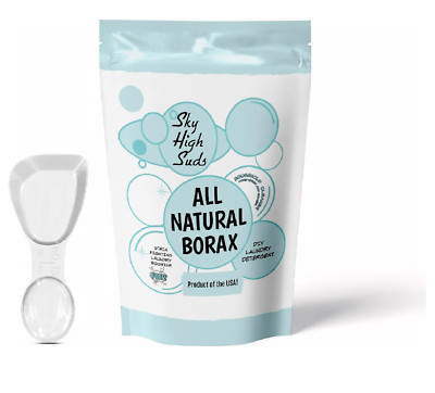 Natural Borax Powder 2 lb - Made in the USA, All-Purpose 32 Ounce (Pack ...