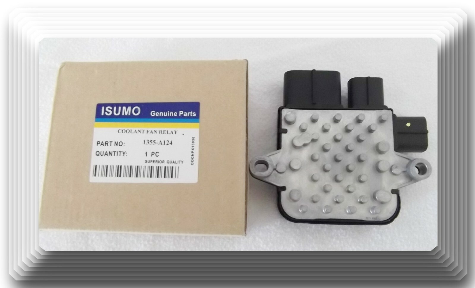 1355A124 Fit:Mitsubishi Lancer Outlander & Mazda 6 Module Cooling Fan ...