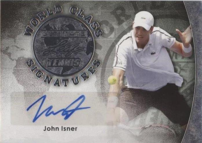 2015 Leaf Ultimate Tennis - World Class Signatures John Isner #SA-JI1 ...