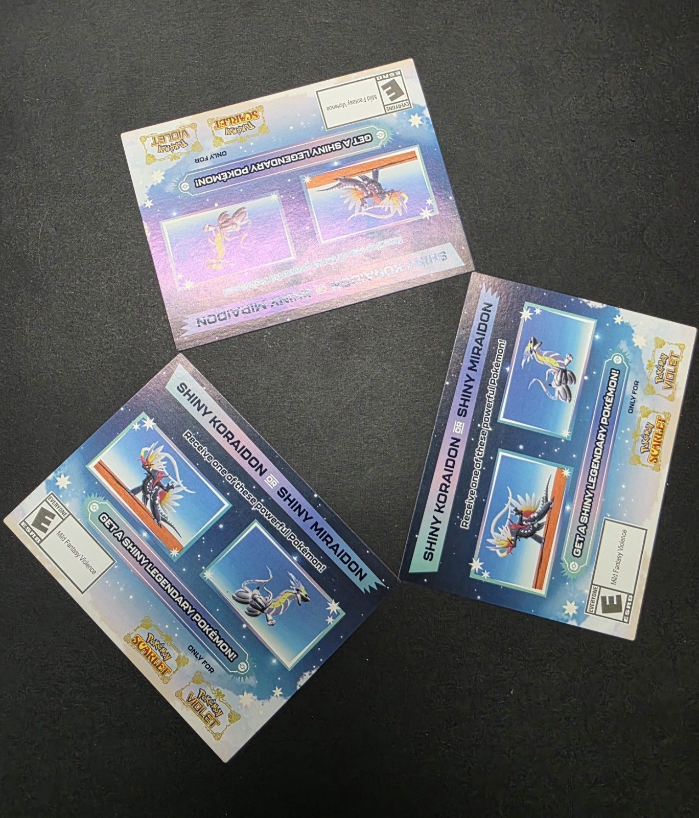 *NEW* SHINY Miraidon /Koraidon GameStop Promo Code Exclusive -Code Sent ...