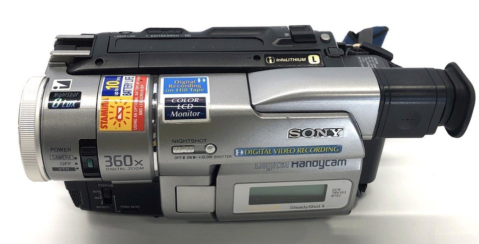 Sony DCR-TRV103 Digital8 Camcorder + Nikon SB-25 Speedlight Flash 3pc ...