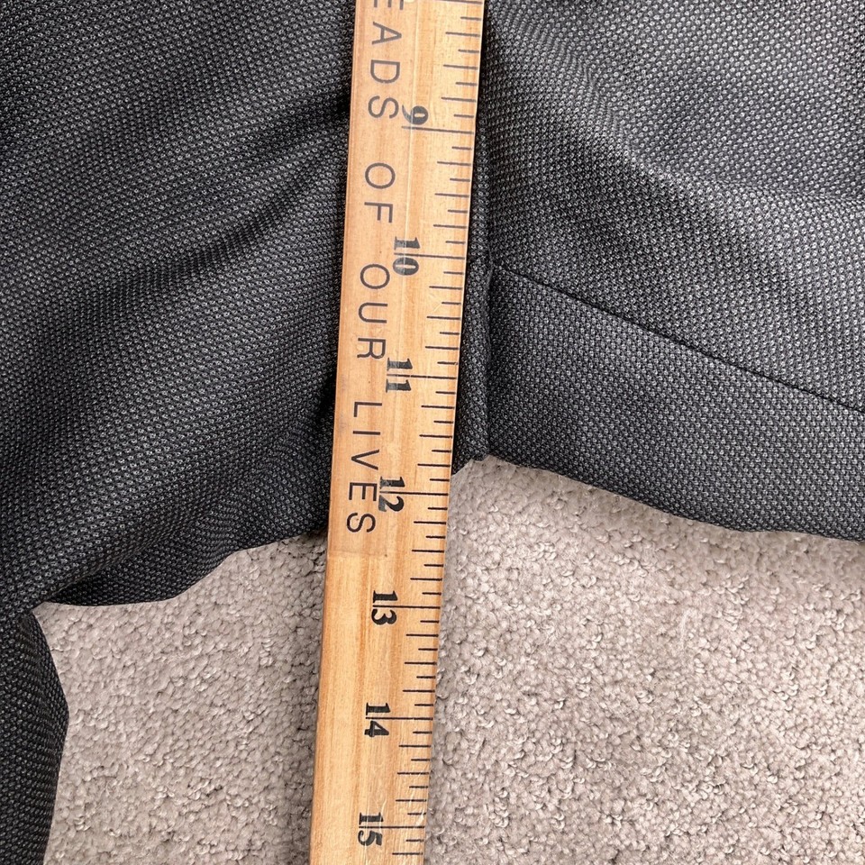 Banana Republic Marzotto Suit Mens 40S 31W 29L Gray Birdseye Super 110s ...