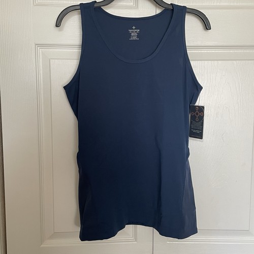 Tommie Copper Tank Top Women Extra Large Blue Lower Back Support ...