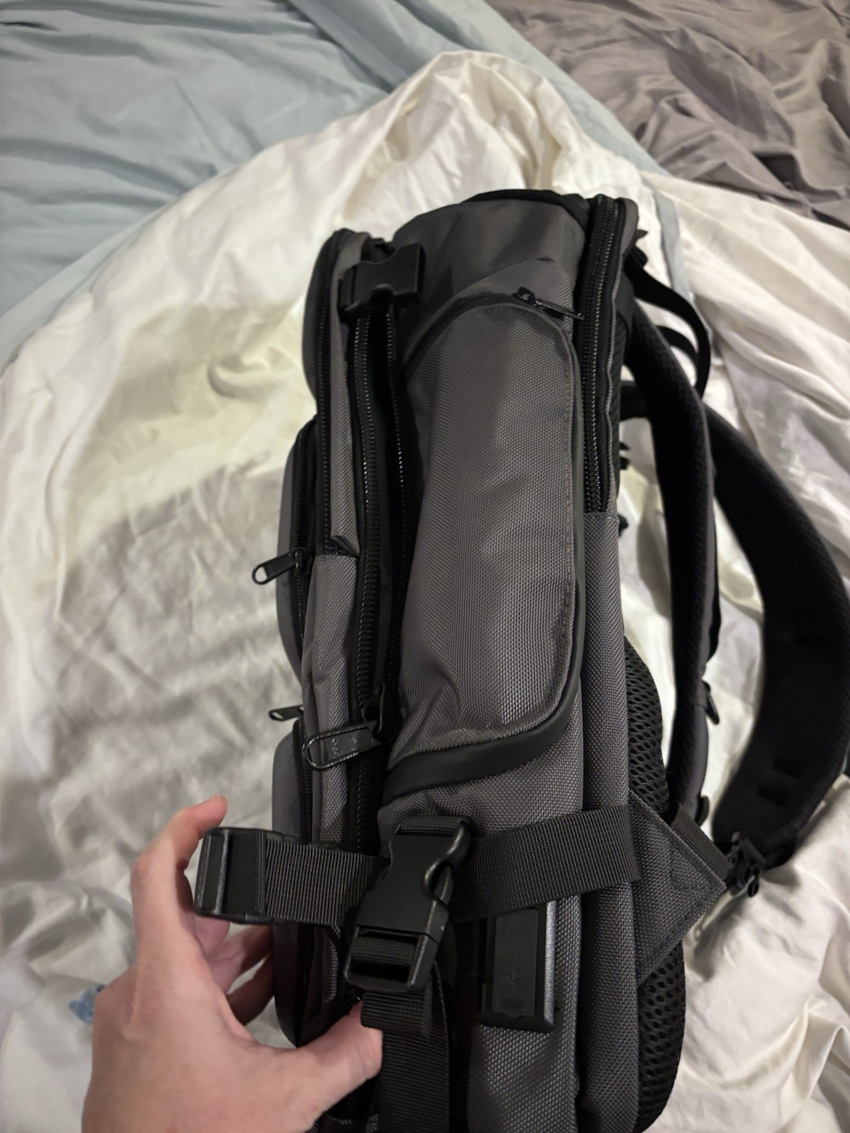 OONO Backpack V2 Tactical Travel Gear Backpack Waterproof Gray Black | eBay